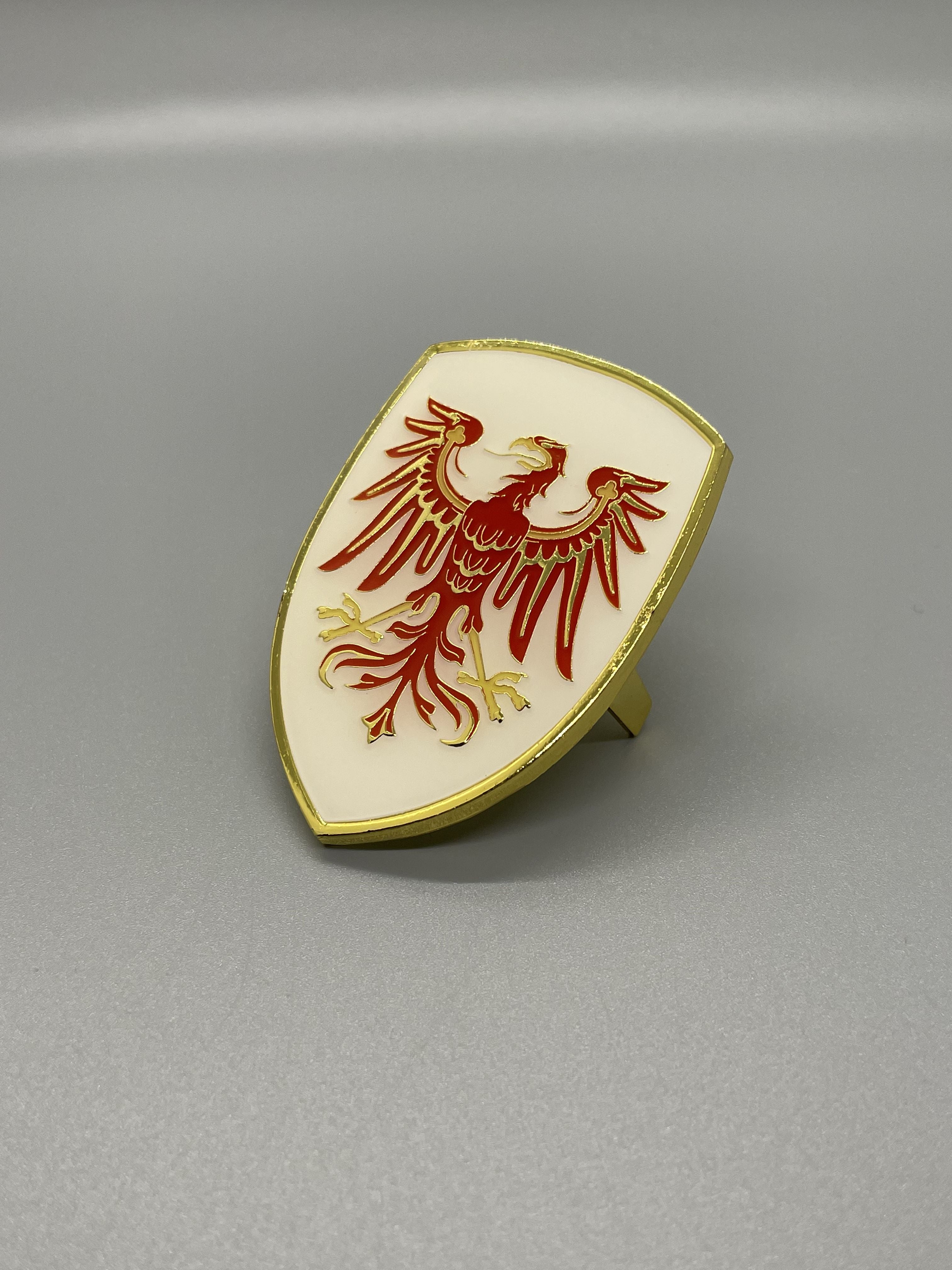 COAT OF ARMS OF BRANDENBURG HOOD BADGE CREST – ACB Adam custom badges