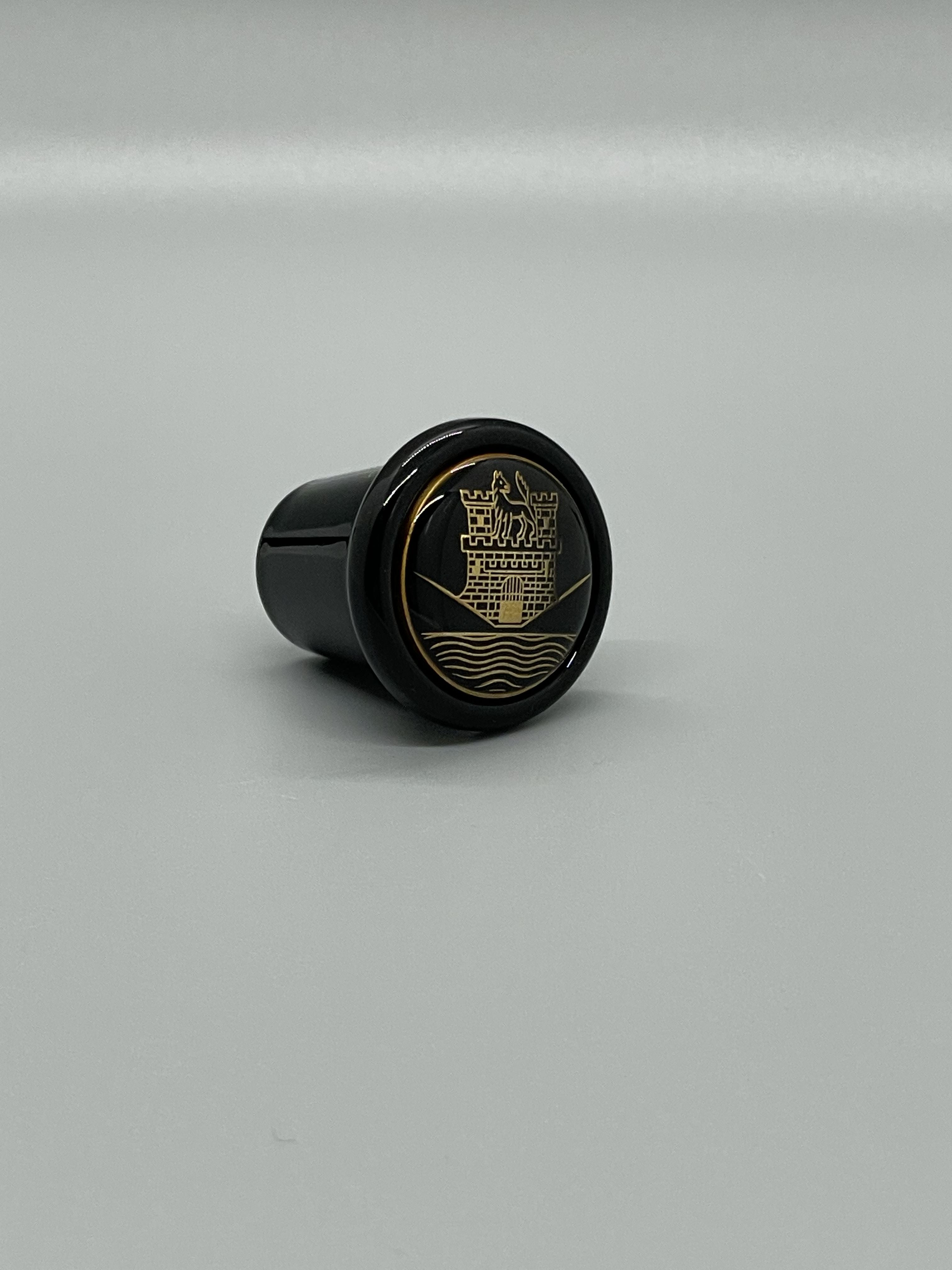 Ivory - Black VW Dash Knob - with Wolfsburg Emblem – ACB Adam custom badges