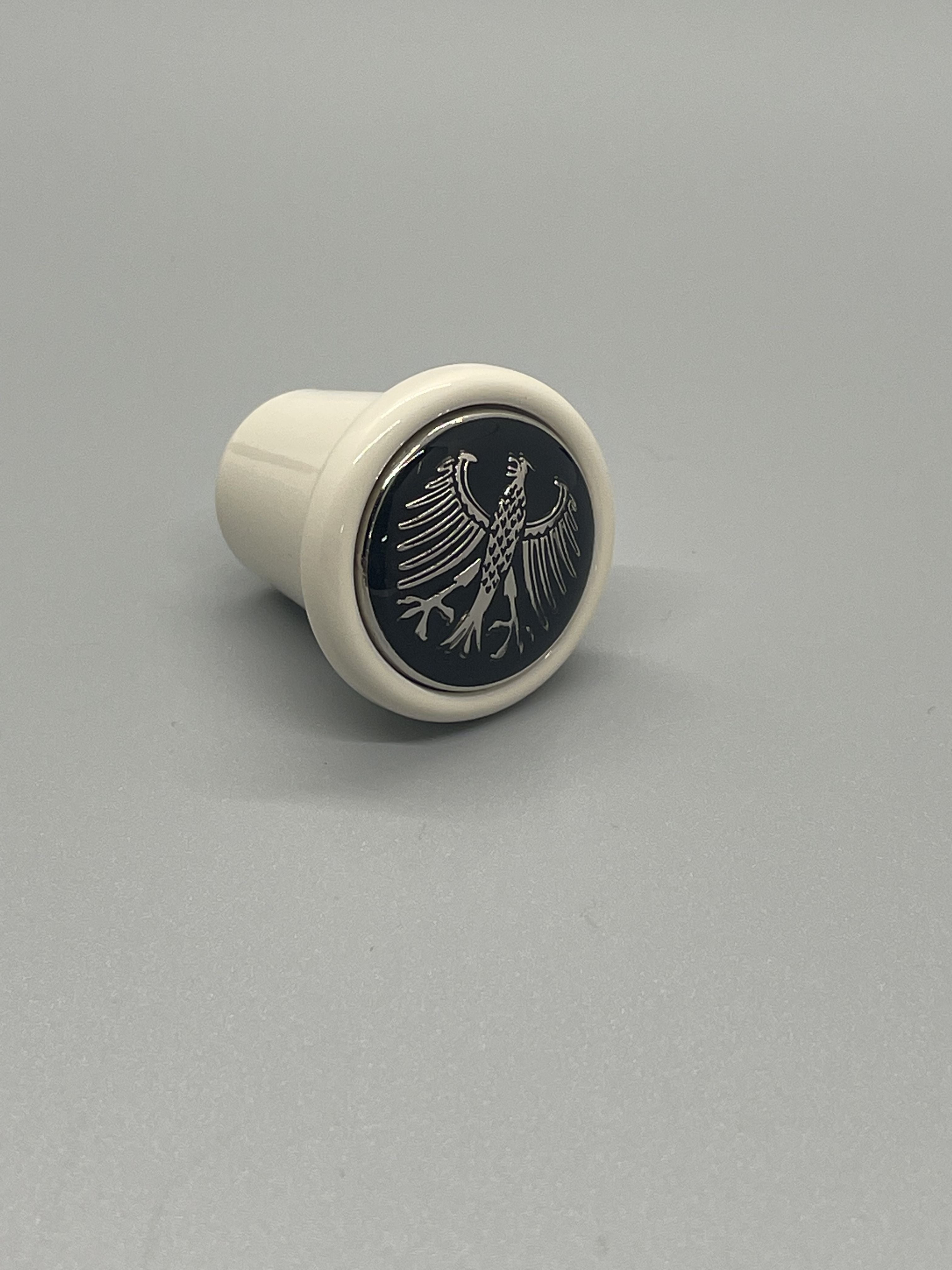 Ivory - Black VW Dash Knob with Eagle Emblem – ACB Adam custom badges
